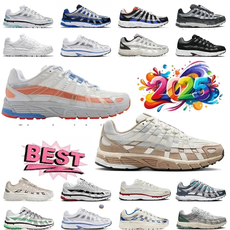 Bulk Designer P6000 Trainer Chunky White Sneakers For Men And Women ...