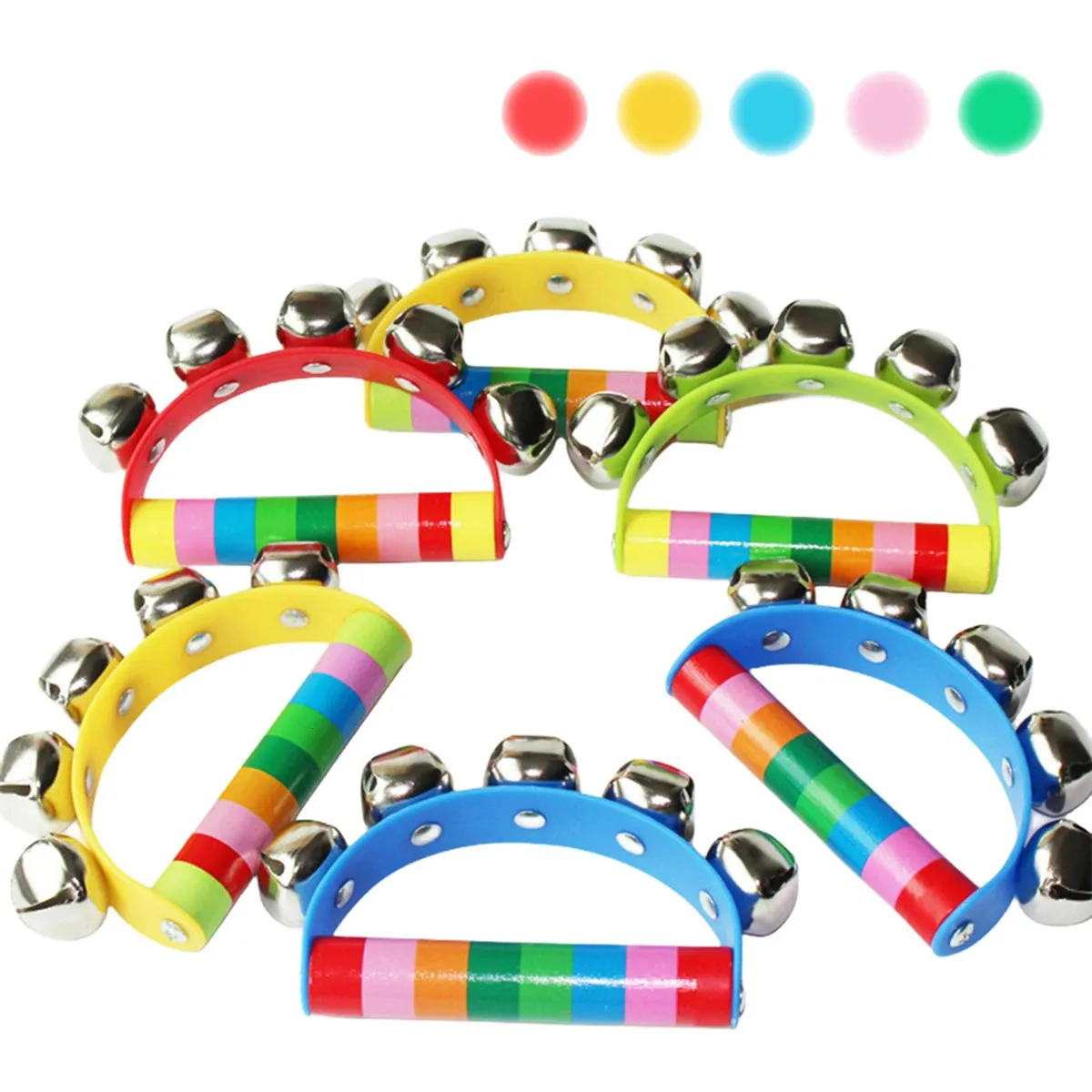 Available Half Round Hand Ringing Bell Creative Education Toys Classic ...