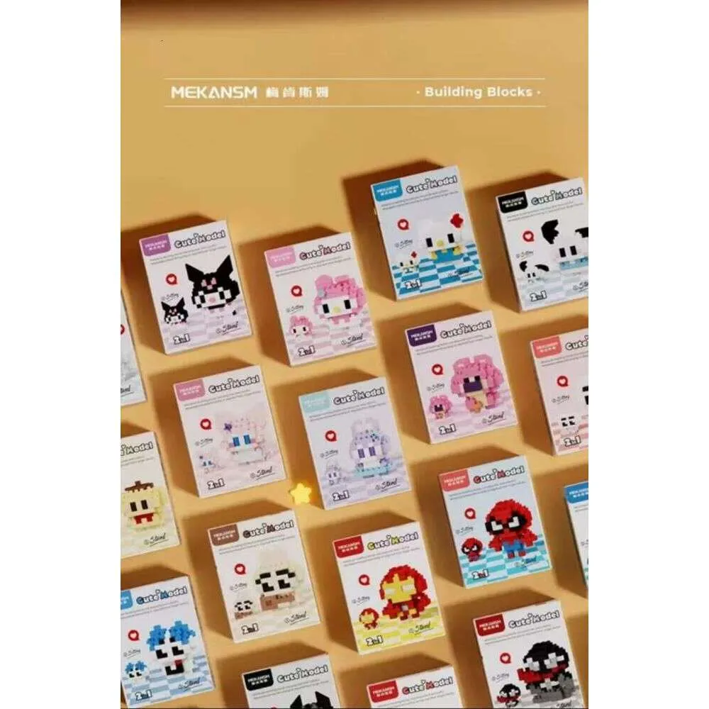 2in1 Tiny Sunrio Cartoon Nano Blocks Building Bricks Educational Kids ...