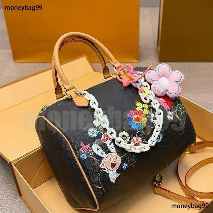 Designer Sakura Takashi Murakami Floral Shoulder Bag... From Moneybag99 ...