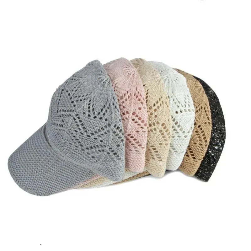 Summer Polyester Solid Baseball Cap Adjustable Outdoor Hats for Men and ...