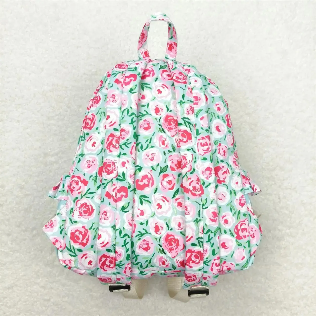 Wholesale Baby Girl Floral Ruffle Backpack Daypack, Toddler Children ...