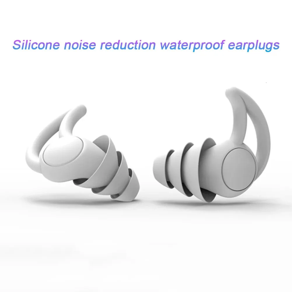Silicone Ear Plugs Sound Insulation Anti Noise Sleeping Earplugs For ...
