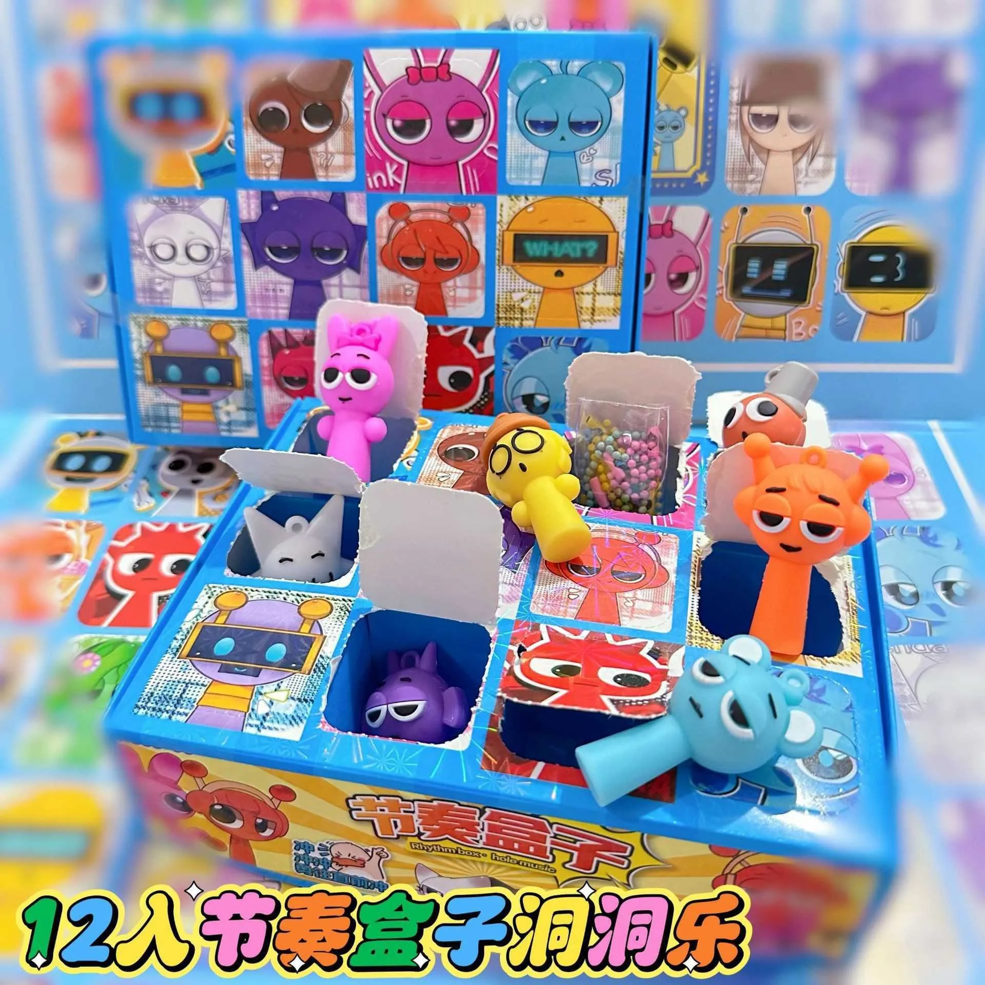 Labubu Nezha Blind Box Trendy Celebrity Mochi Toys For Children's Stall ...