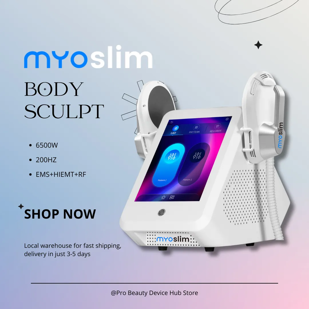Myoslim EMS RF 6500W Electrical Muscle Stimulation Equipment - Advanced ...