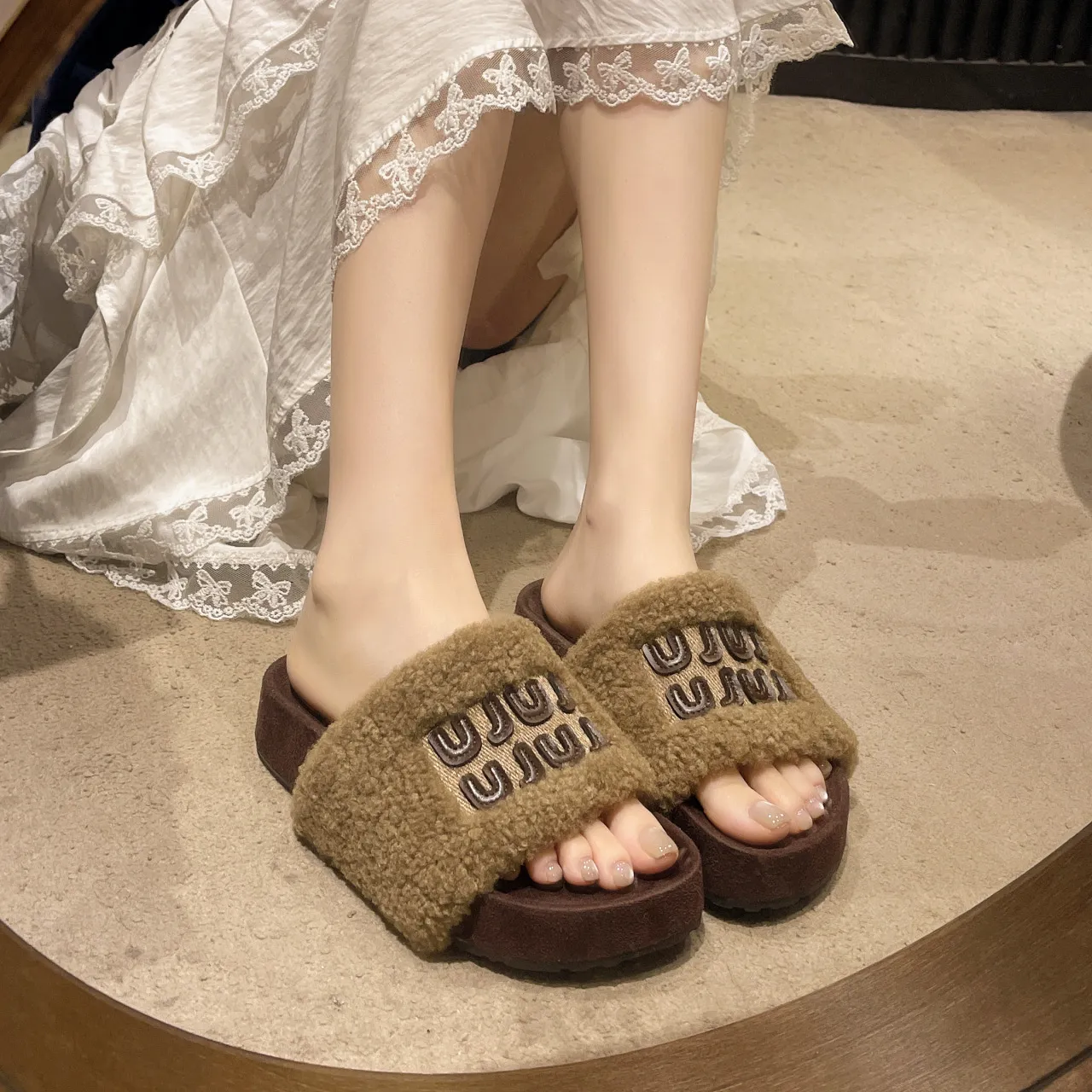 Designer Slippers For Women: Stylish Flat Slippers In Classic Black ...