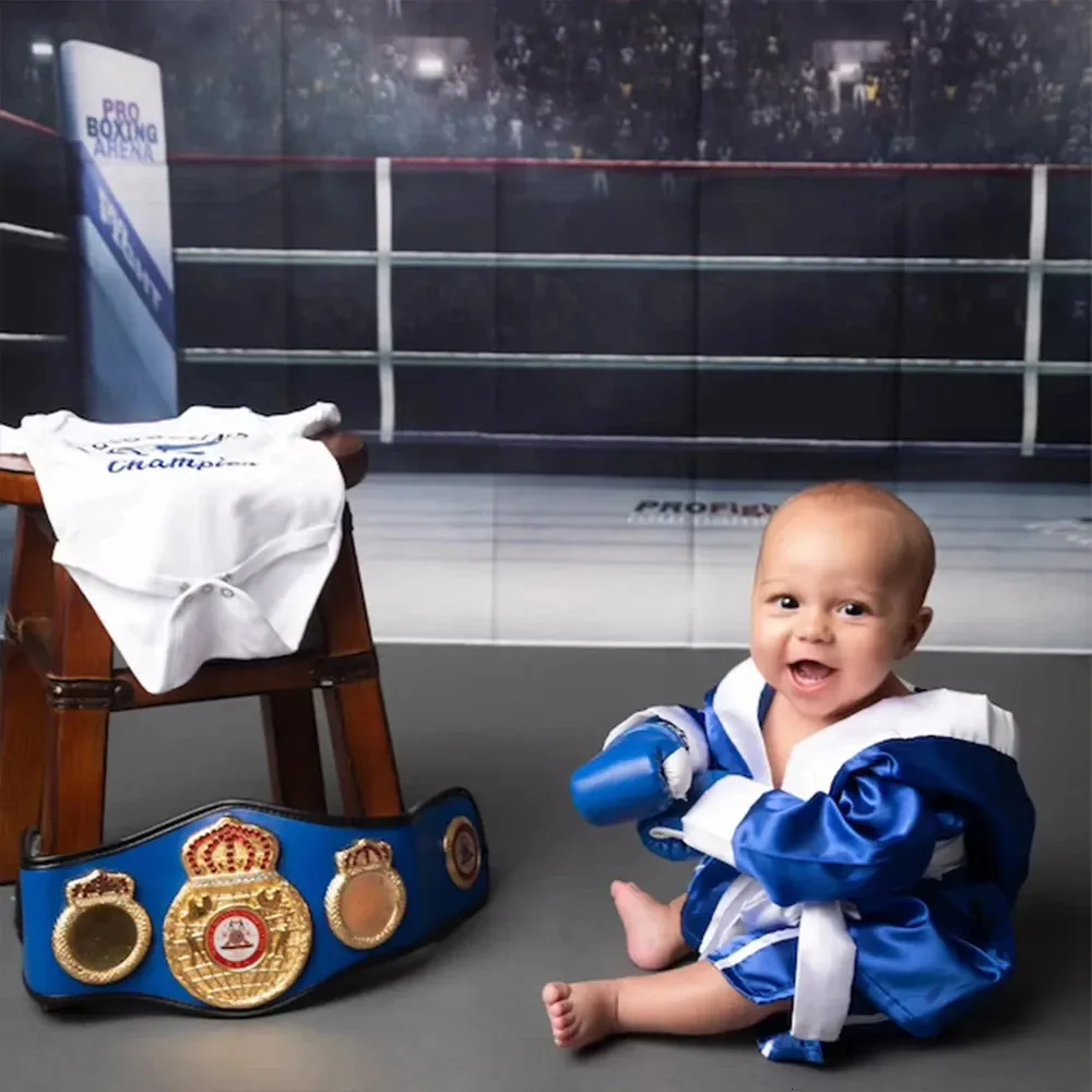 Born Baby Boxer Boxing Robe Set With Gloves Shorts Pography Props For ...