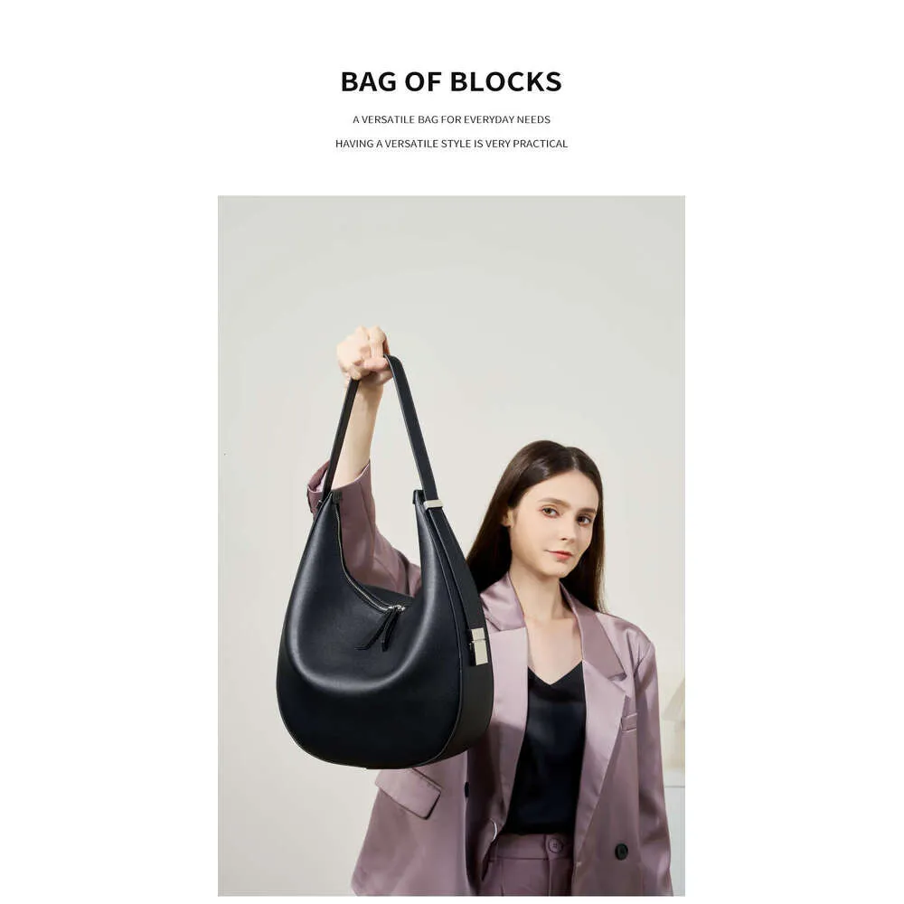 2025 Spring/Summer New Niche Design Cowhide Underarm Shoulder Handbag ...