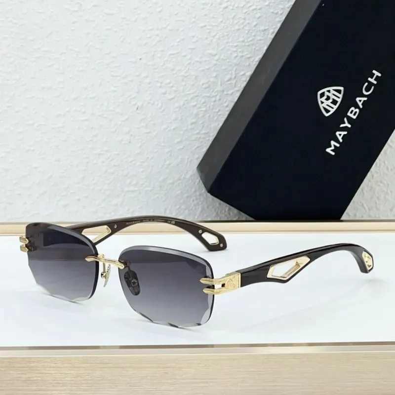 MAYBACH Z153 Rimless Sunglasses UV400 Glasses for Men and Women with ...