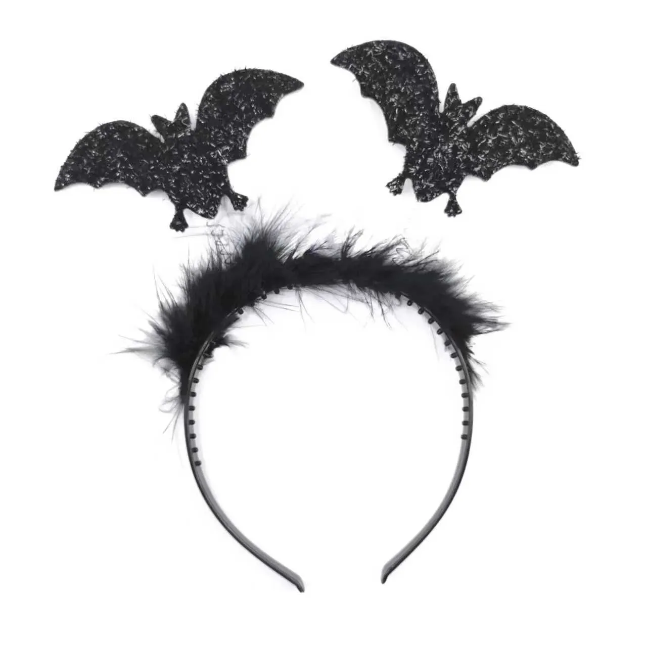Halloween Devil Hair Band Party Decoration: Spider Web Witch Dance ...