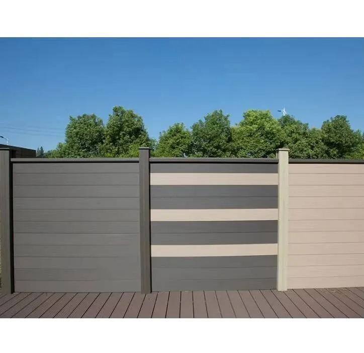 Dark Gray Fade-Resistant Wood Grain Fence Panel from Dhgate Fencing ...
