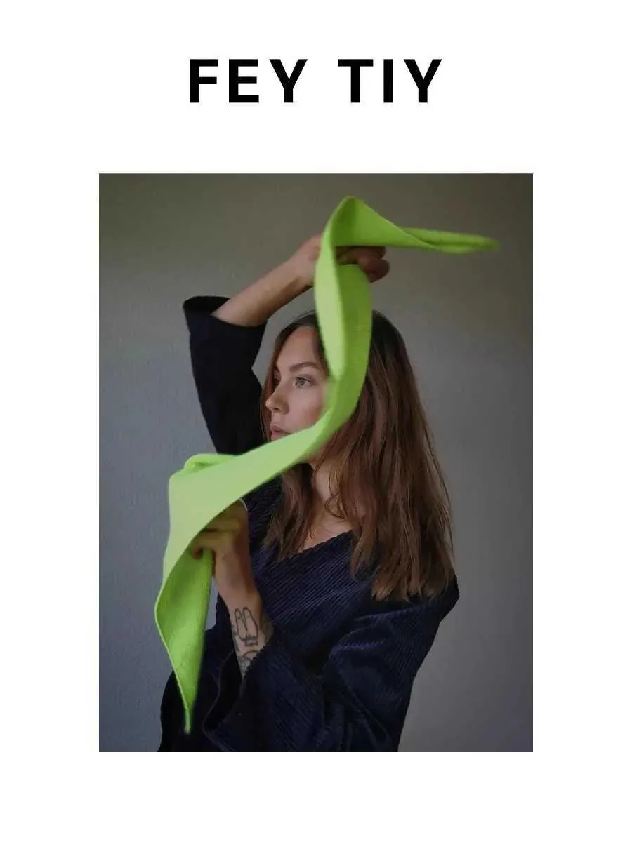 Pure Wool Knitted Triangle Scarf - Multifunctional Warm Fashion Neck ...