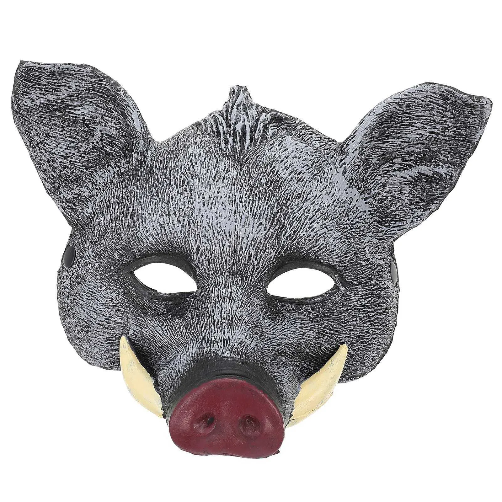 Wild Boar Design Handmade Animal Mask Perfect For Halloween, Cosplay, And Festivals Decorative ...