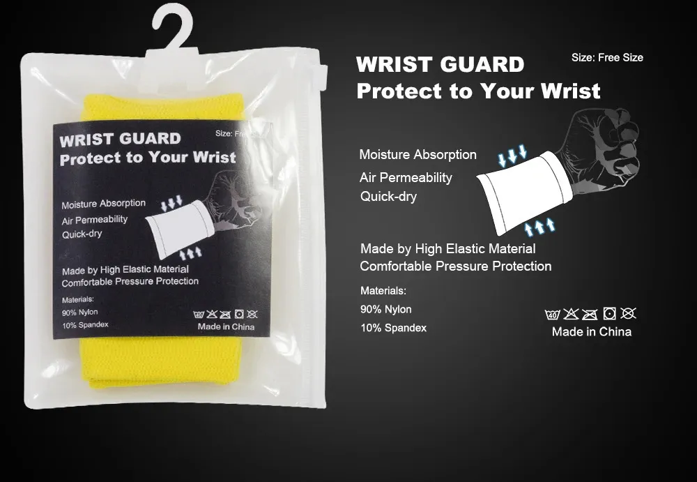 Wrist Sweatband in 9 Different Colors, High Elastic Material ...