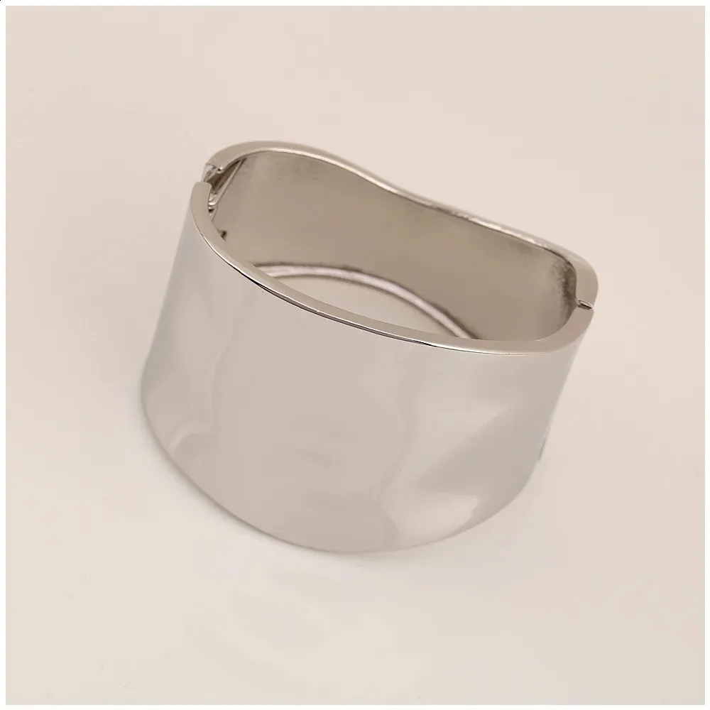 Kmvexo Punk Hip Hop Wide Asymmetric Bangles Bracelets For Women Statement Alloy Bangles Men ...