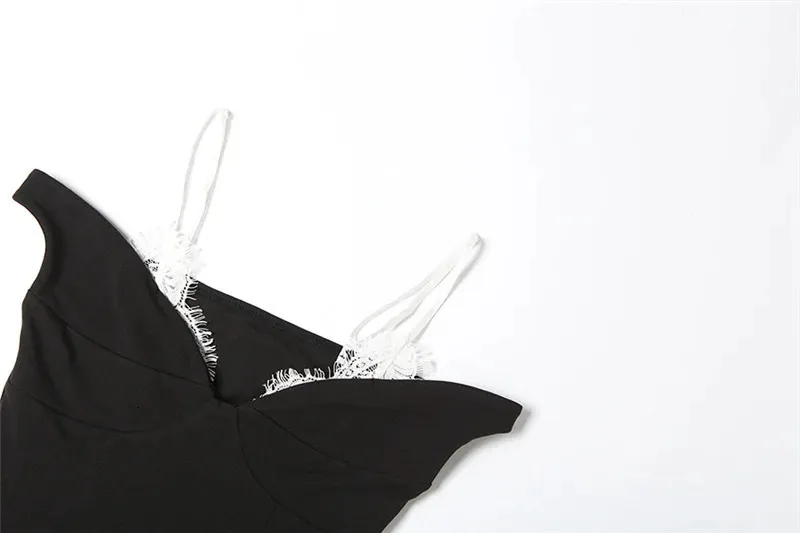 Harajuku Vintage Dark Women's Straps Irregular Mini Dress Gothic Cyber ...