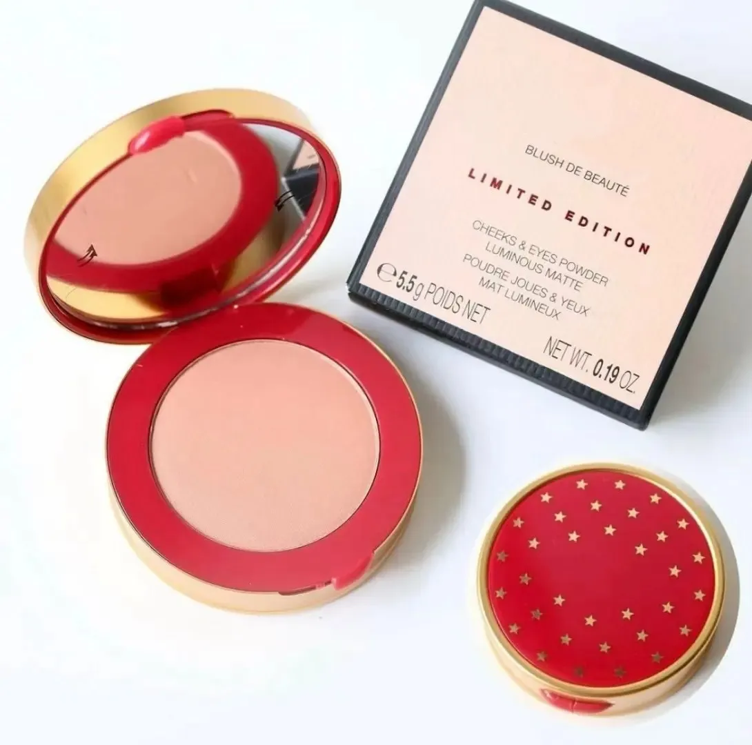 Vintage Christmas Cheek Blush Permanent Makeup Pigmented Formula With Long Wearing Finish ...