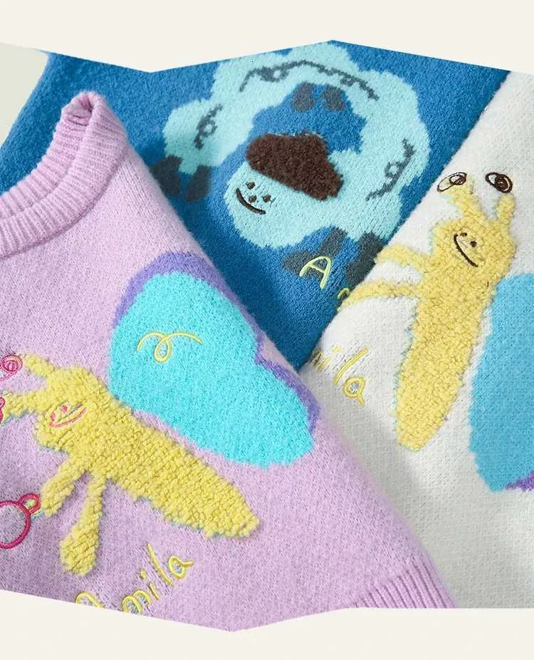 Amila Baby Sweater Winter New Style: Cute Cartoon Warm Soft Skin ...