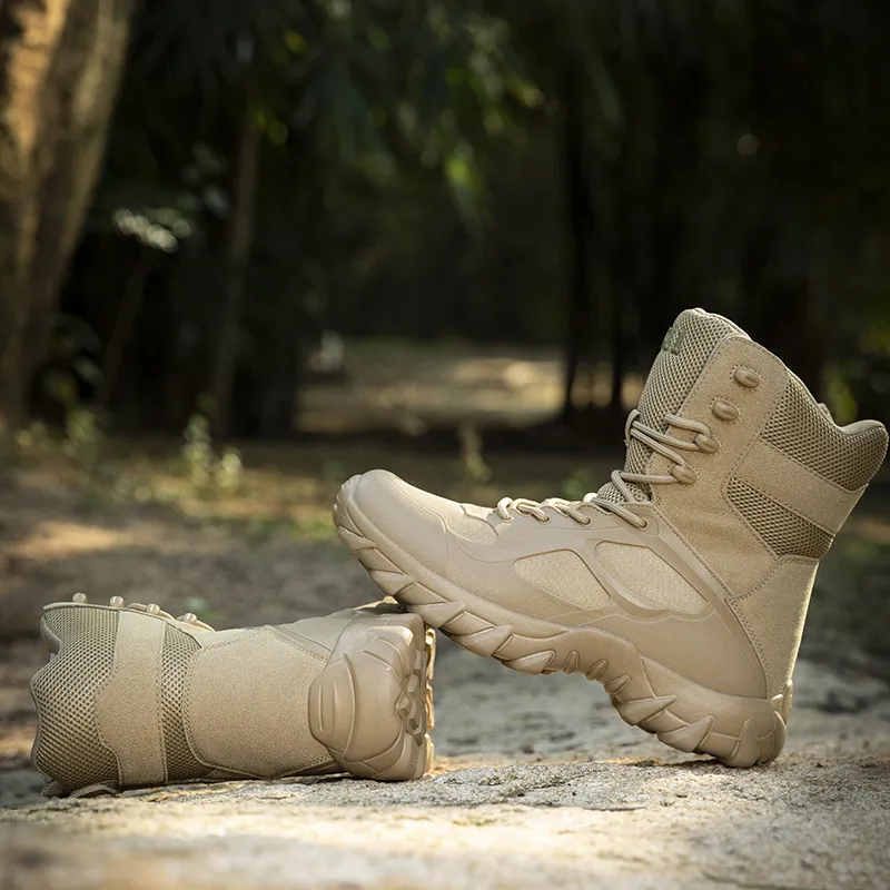 Large Sized Tactical Boots, Special Forces Outdoor Hiking Wear ...