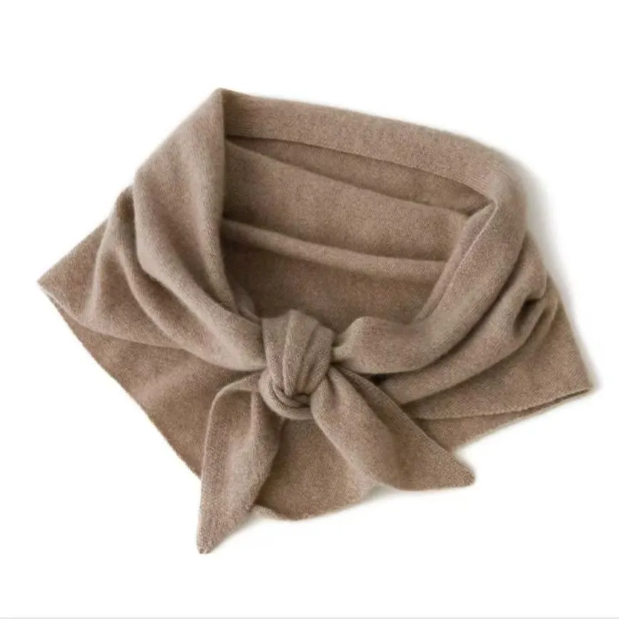 K1818 Australian Wool Scarf: Autumn and Winter Triangle Knitted Small ...