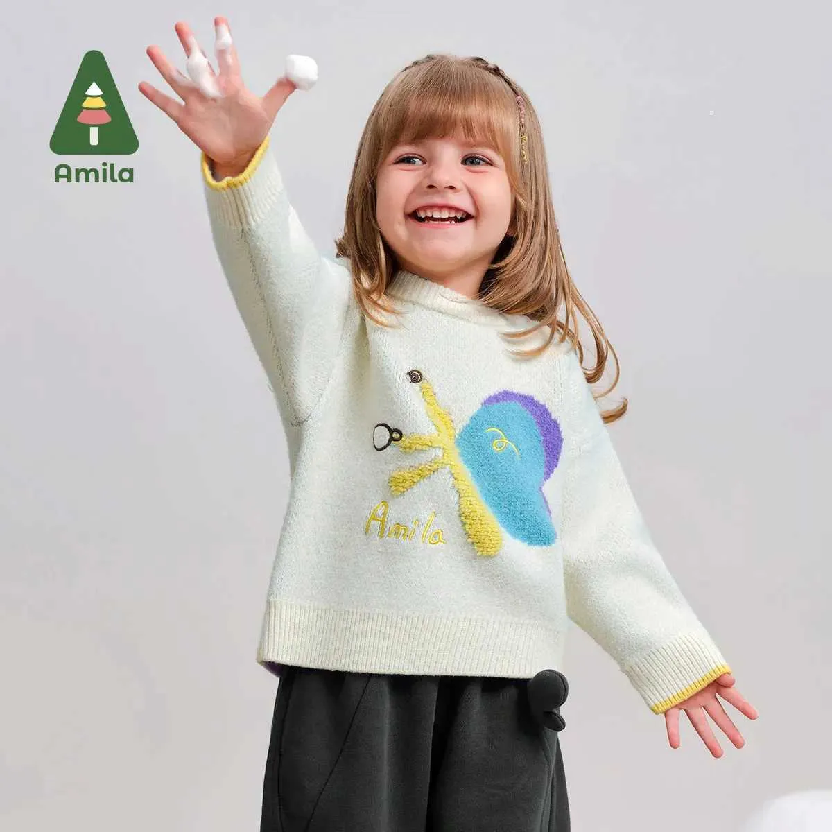 Amila Baby Sweater Winter New Style: Cute Cartoon Warm Soft Skin ...