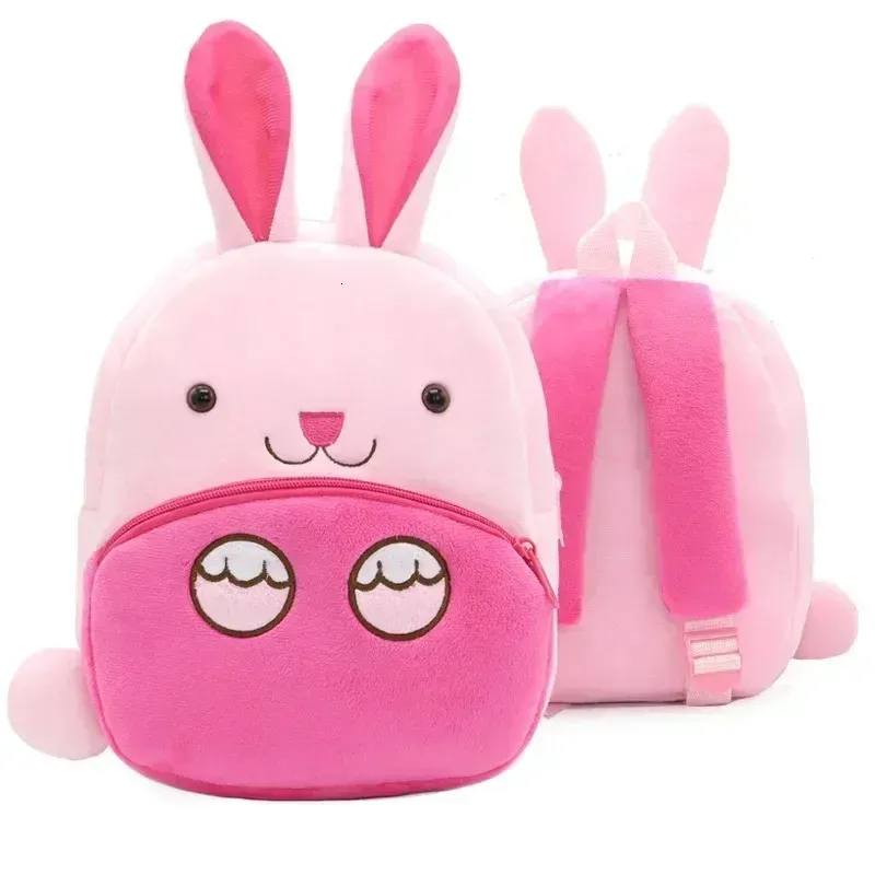 Cute Plush Backpack for Kids: Butterfly, Birds, and Rabbit Cartoon ...