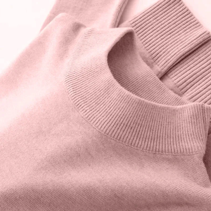 Men's Mock Turtleneck Sweater Knitting Pullover Rollneck Winter Warm ...