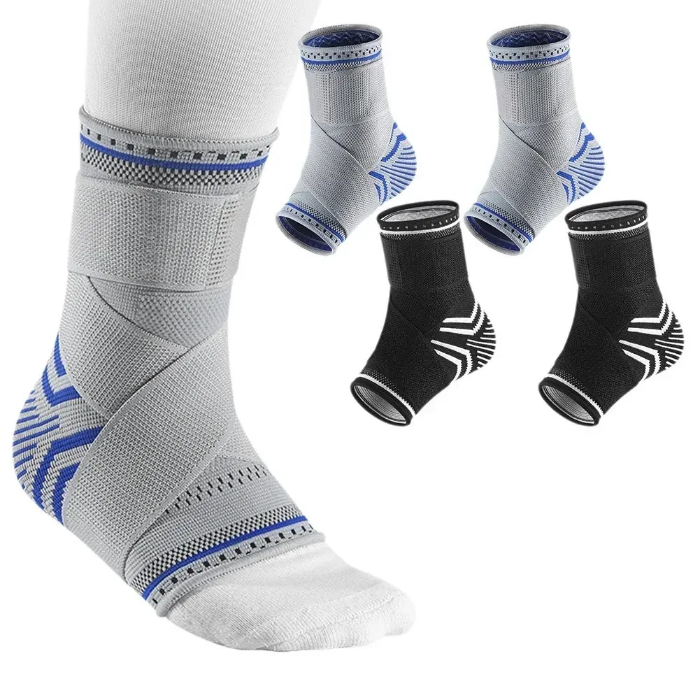 Ankle Support Compression Sleeve Breathable Bandage for Injury Recovery ...