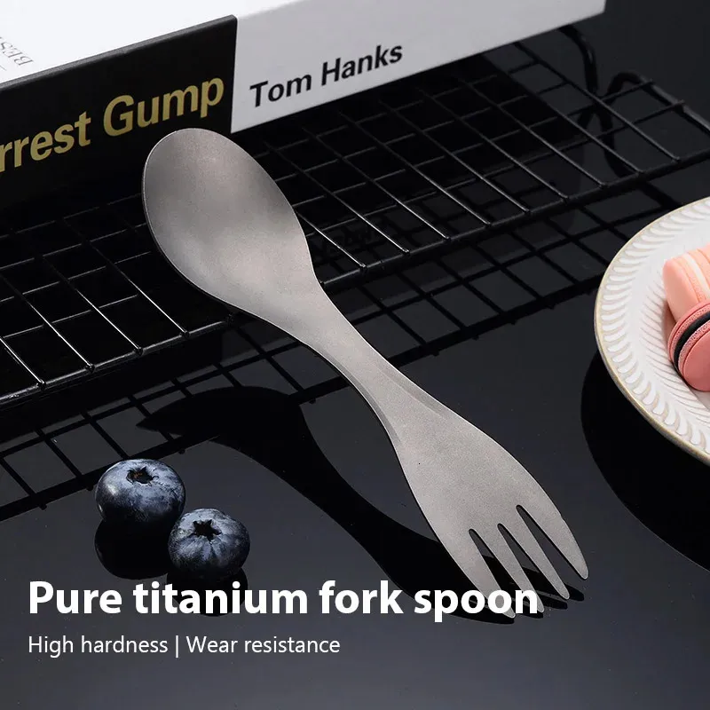 Ultralight 2-in-1 Spoon Fork, Super Hard Outdoor Camping Picnic ...