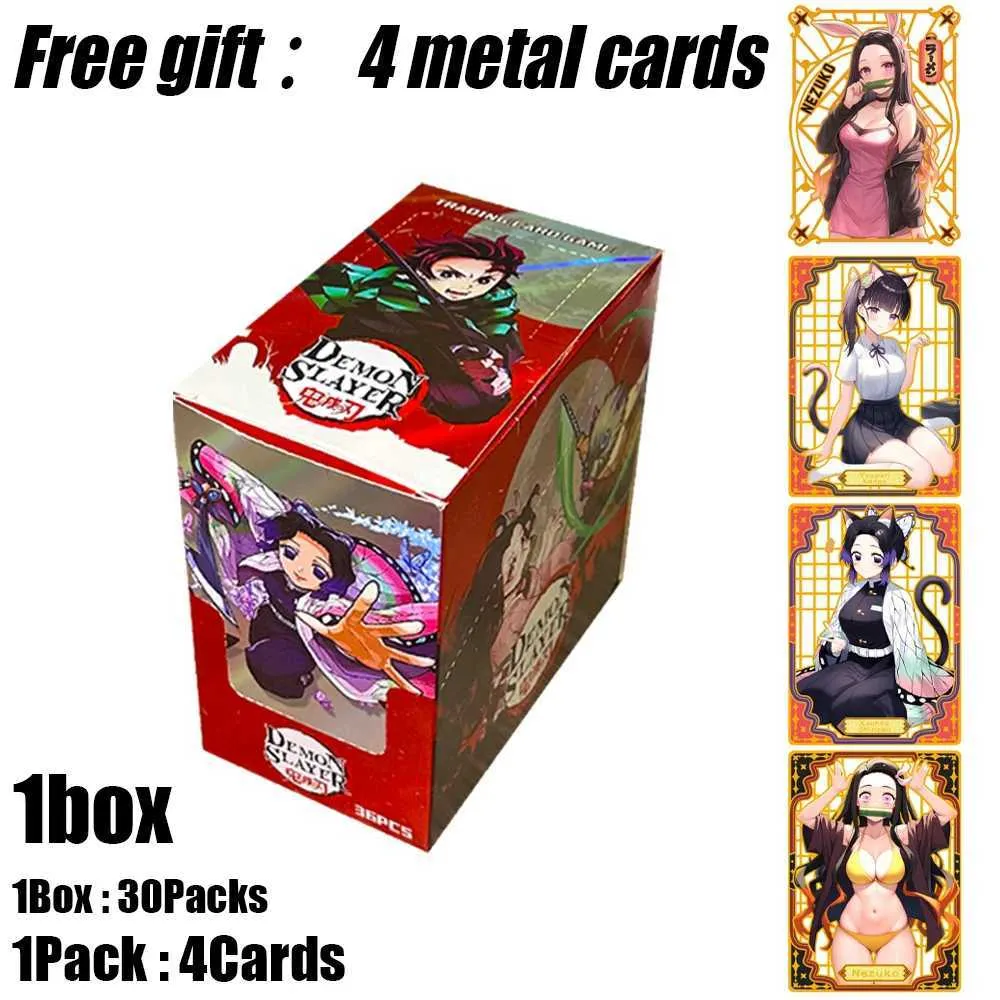 New English Version Demon Slayer Rare SR Card Japanese Booster Box Card ...