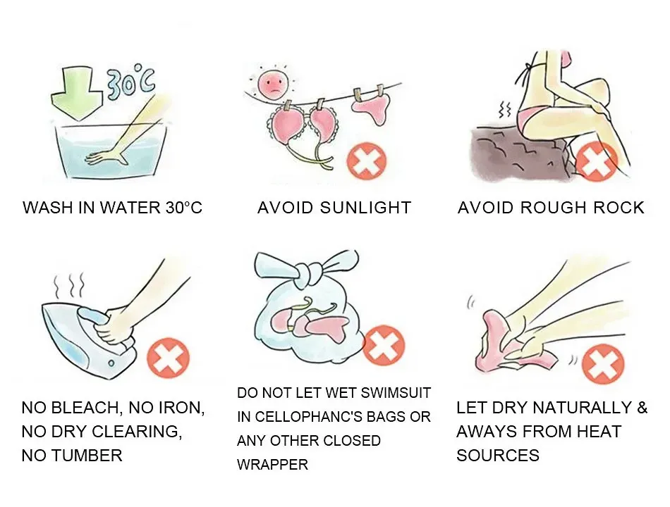 Micro Bikini Sexy Women's Swimsuit: Push-Up Bikini Set Shell Bathing ...