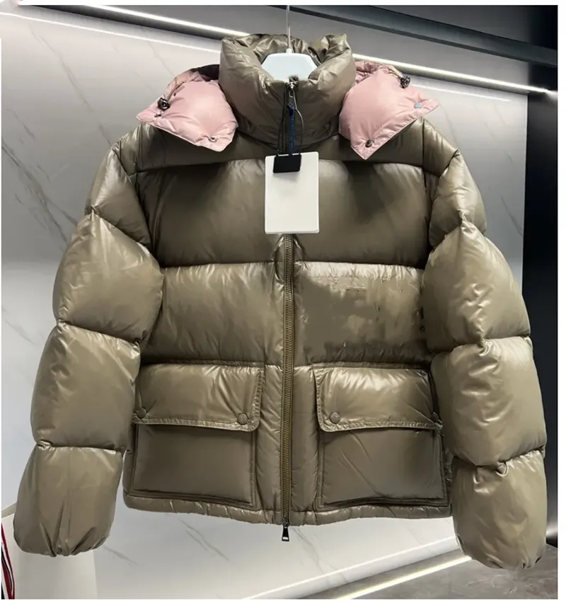 Womens Monclecer Jacket Designer Pufferjacke Letter Embroidery Winter Couple Clothing Warm Thick ...