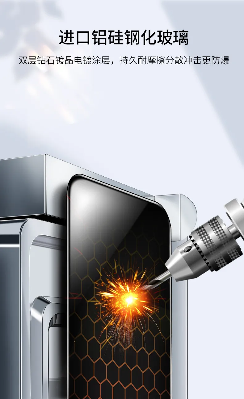 Samsung Galaxy A51/A52 Transparent Phone Case with Spy Prevention Guard ...