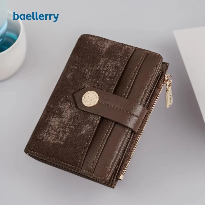 The 2025 Hot New Baellerry Stylish Multi Compartment Minimalist 2 Fold ...