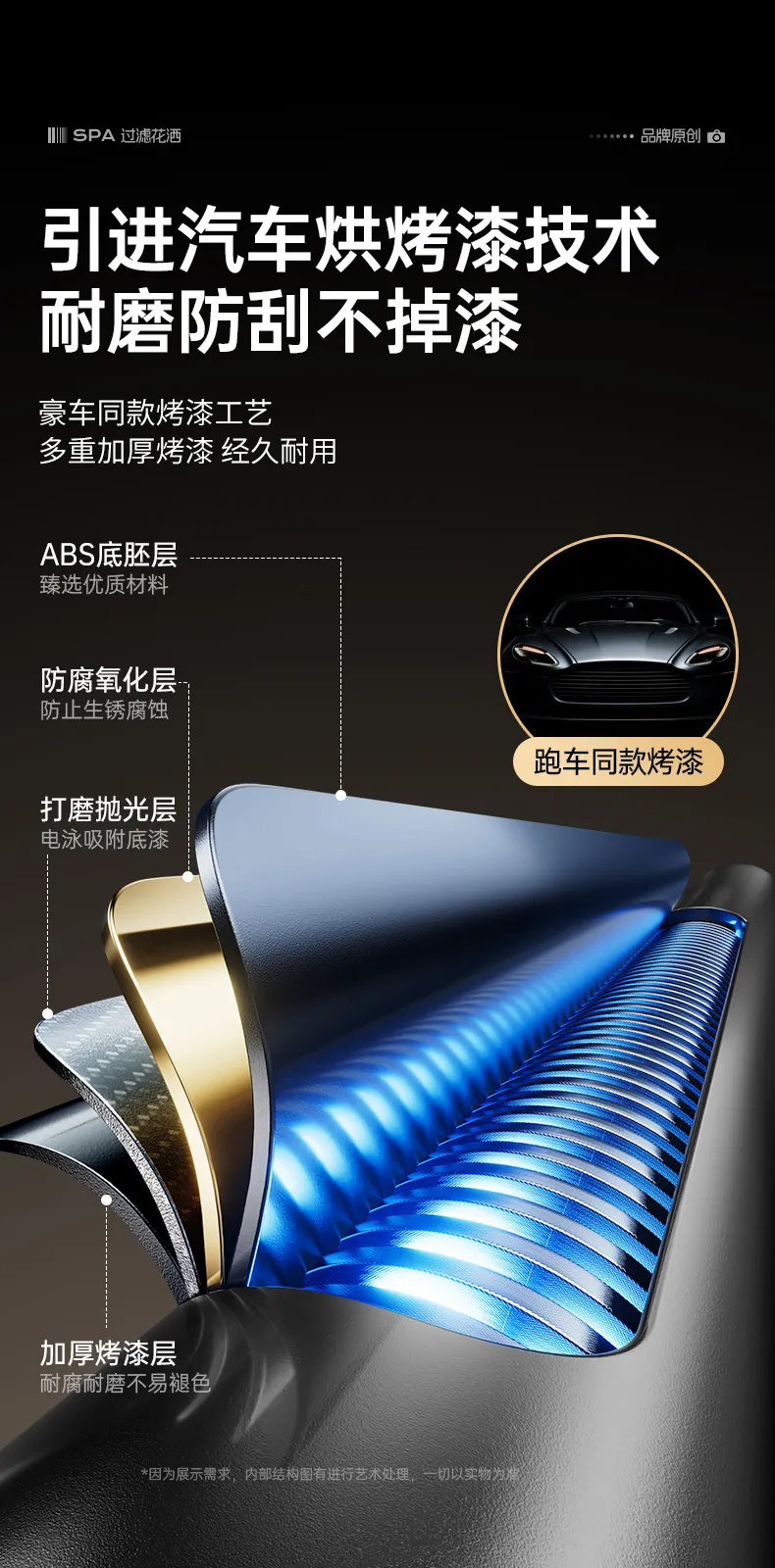 Air Pressure Shower Head with Filter - Pressurized Turbine Airflow ...