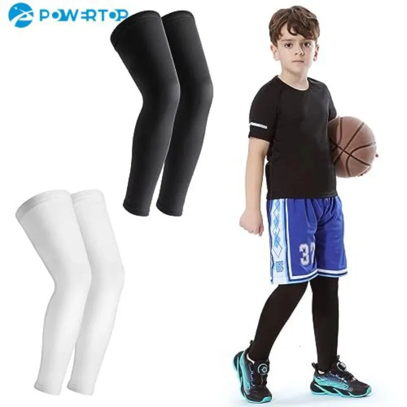 250905 Long Compression Leg Sleeves For Kids Comfortable Non Slip UV ...