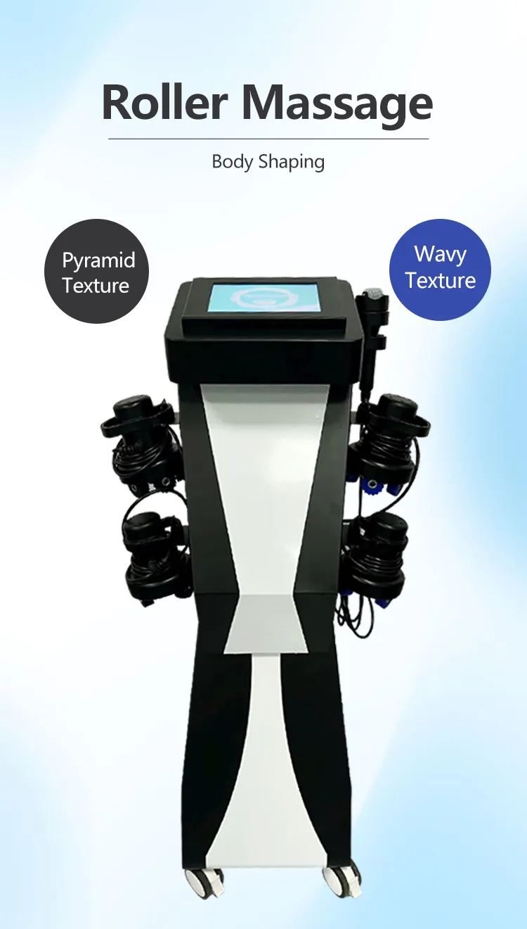 New 5-Handle Roller Body Slimming Vibration Massager for Lymphatic ...