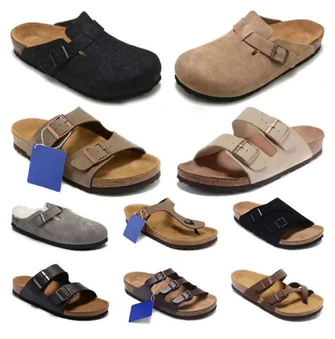 Bulk Designer Sandals Clog Slippers Cork Flat High Quality Fashion ...