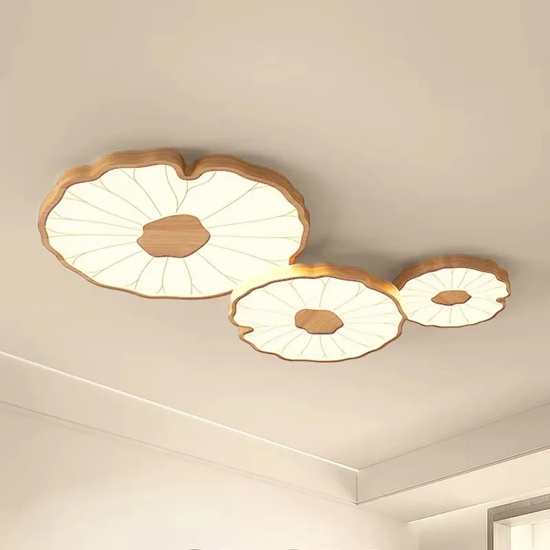 Nordic Log LED Ceiling Lights Modern Lotus Leaf... From Ramalholighting ...