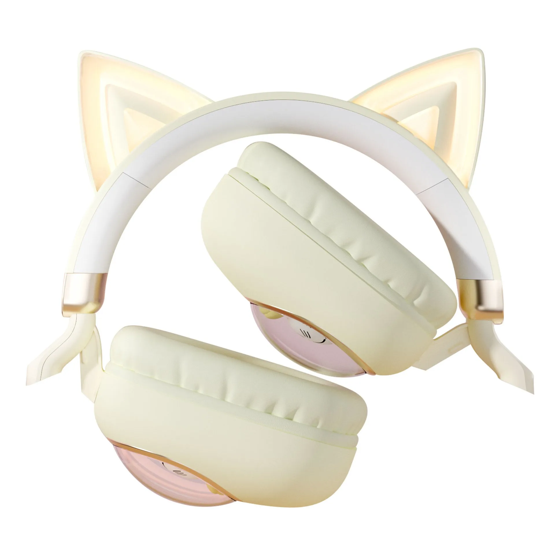 Wireless Bluetooth Headphones with High Aesthetic Design for Girls ...