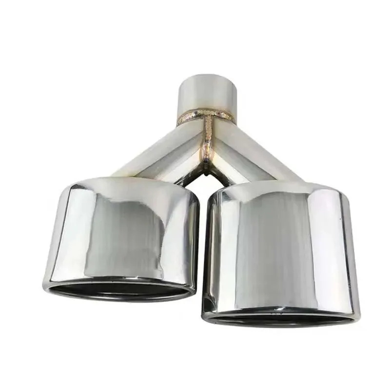Universal Stainless Steel Universal Exhaust Pipe For AMG Style Cars One ...