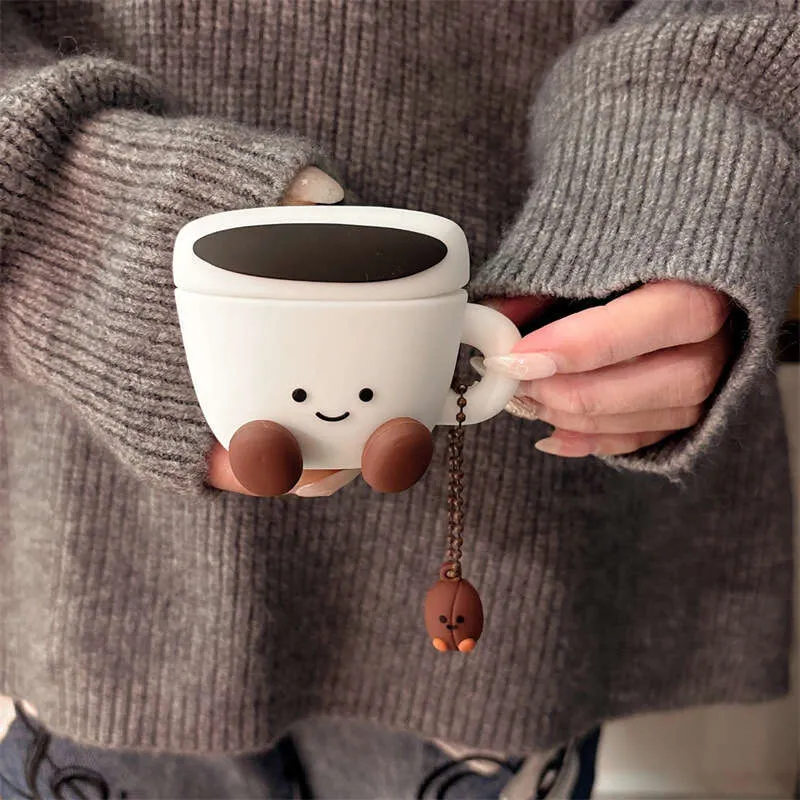 Silicone Jellycat 3D Smiley Face Earphone Protective Case Cover for ...