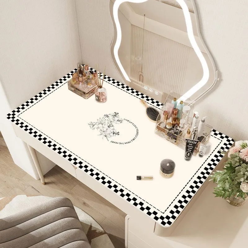 Leather Table Mat - Waterproof, Washable, and Dirt-Resistant for ...