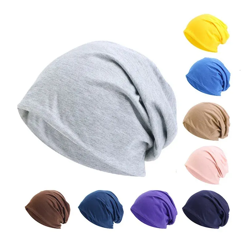 Autumn Winter Women's Plain Beanie Hat, Thin Breathable Outdoor Knitted ...