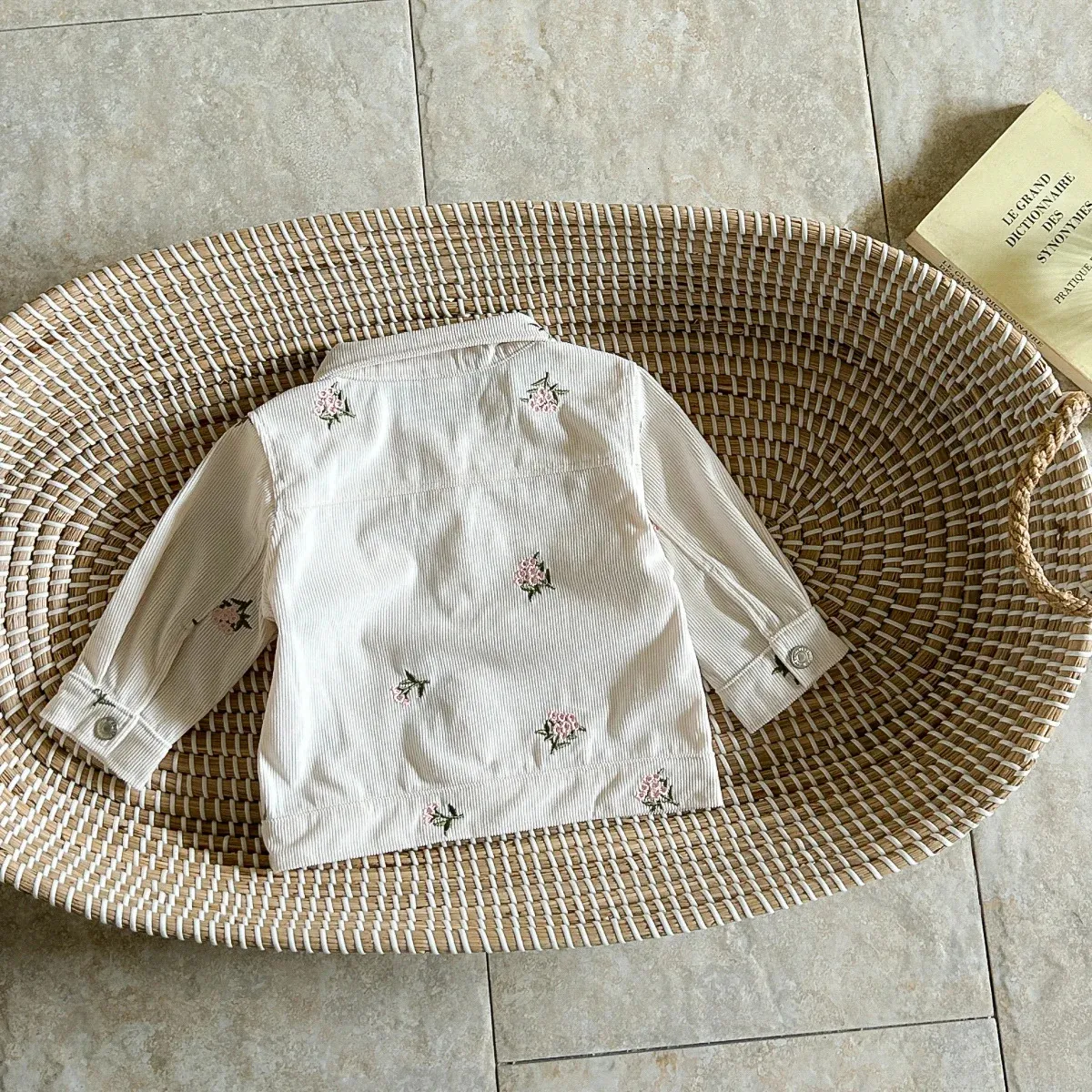 Autumn Infant Baby Jacket with Flower Embroidery, Girls' Baby Clothes ...