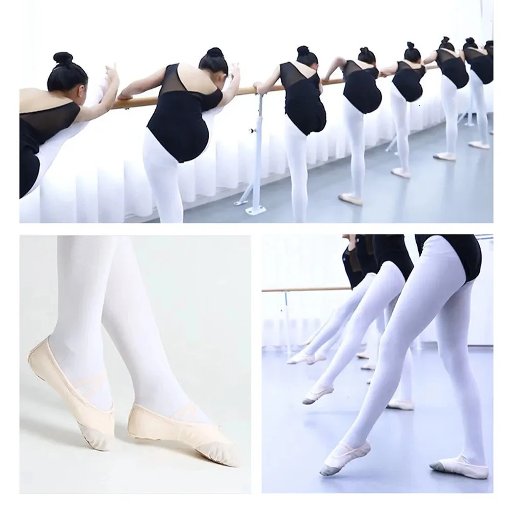 Professional Canvas Soft Sole Ballet Shoes for Girls, Kids Dance ...
