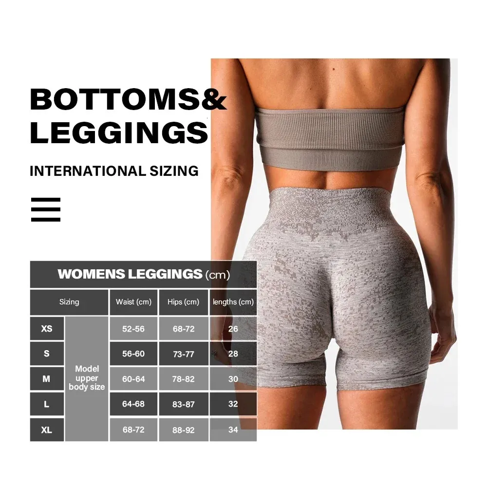 Digital Seamless Ultra Short Shorts for Women, Soft Workout Tights ...