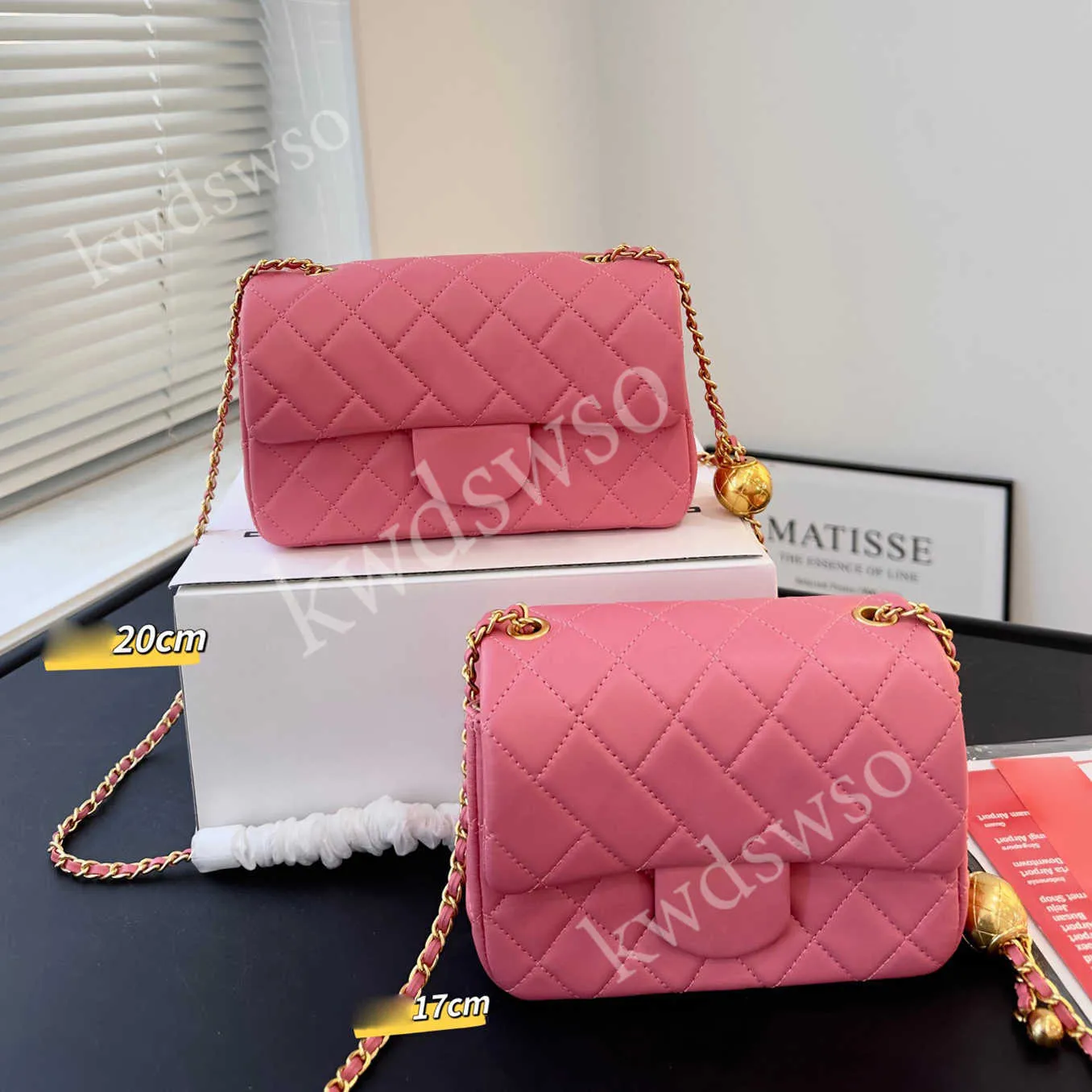 Shoulder Bag Luxury Brand Flap Crossbody Bag: Ladies' CF Small Gold ...