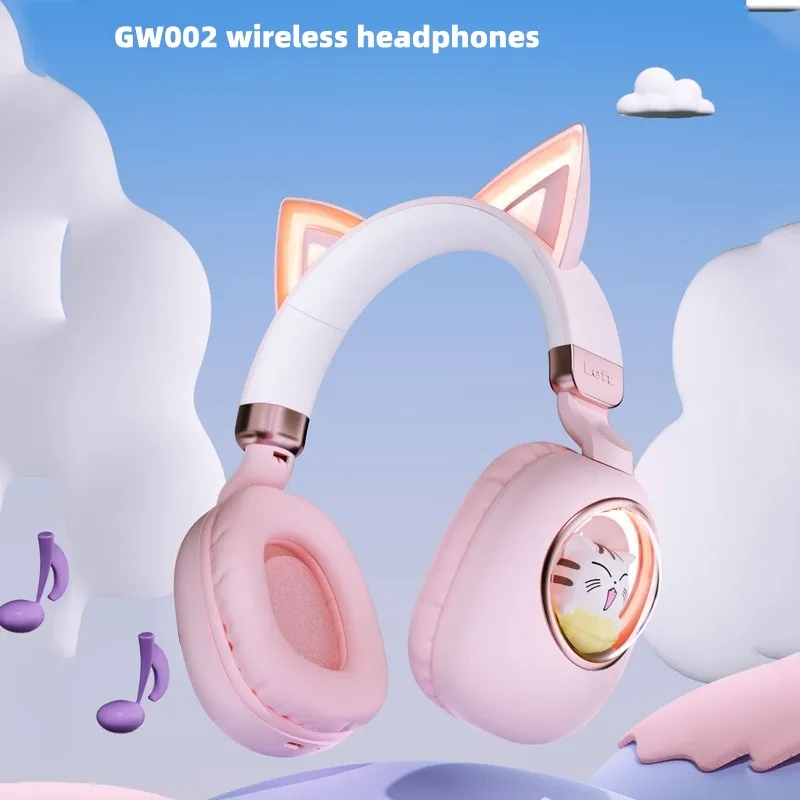 Wireless Bluetooth Headphones with High Aesthetic Design for Girls ...