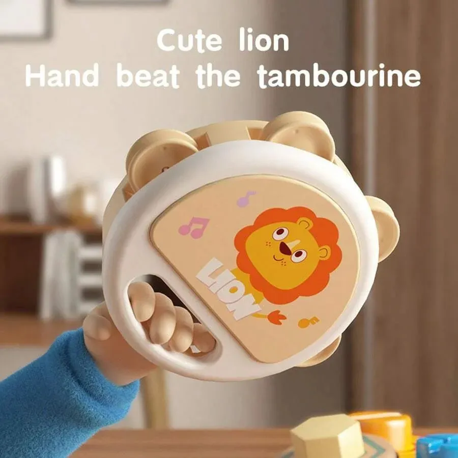Adorable Handheld Baby Clap Infant Tambourine Delicate Percussion ...